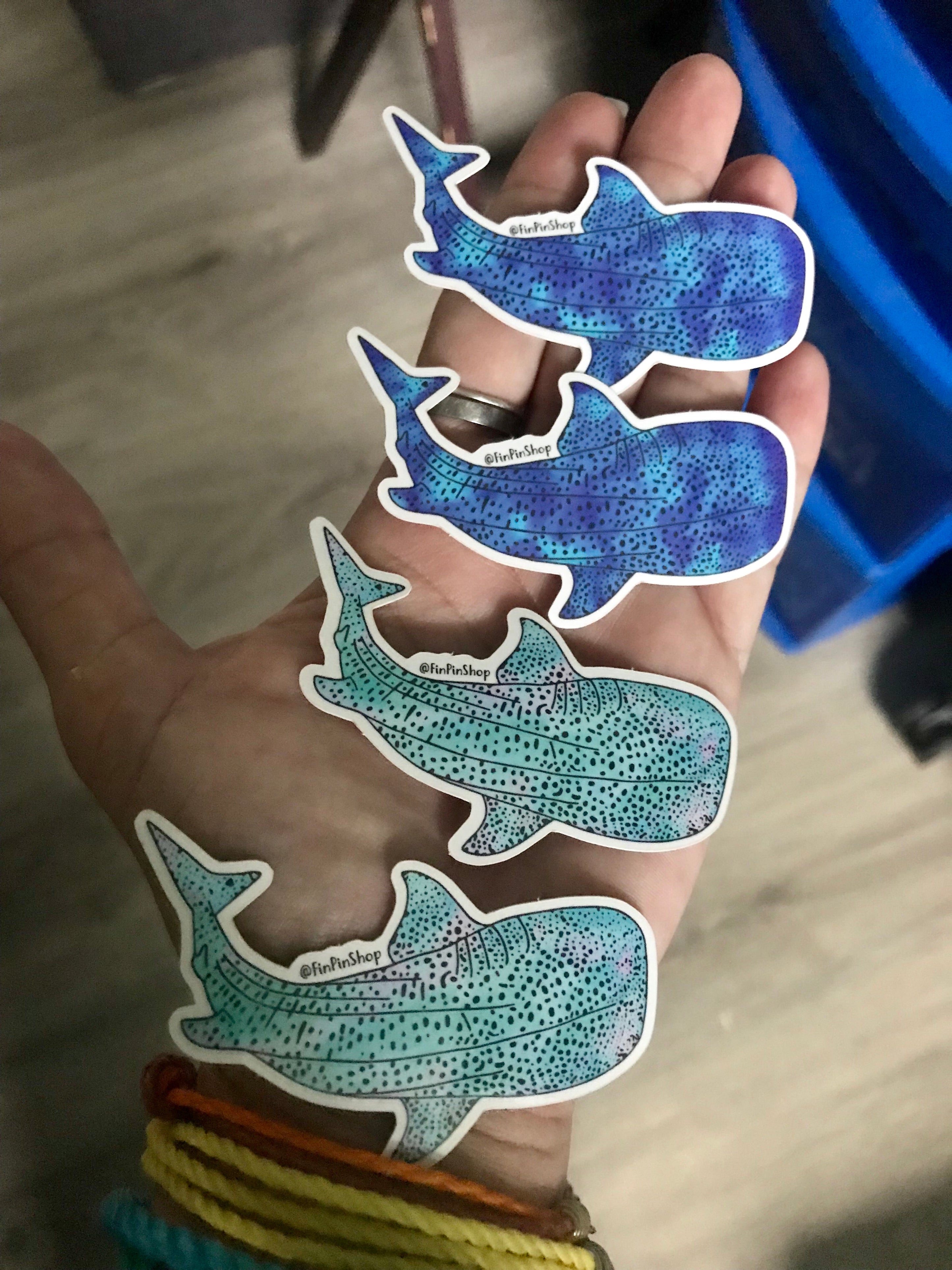 Whale Shark Sticker – Fin Pin Shop